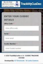 Sri Lanka Customs Launches Tracking System for Customs Declarations and ...